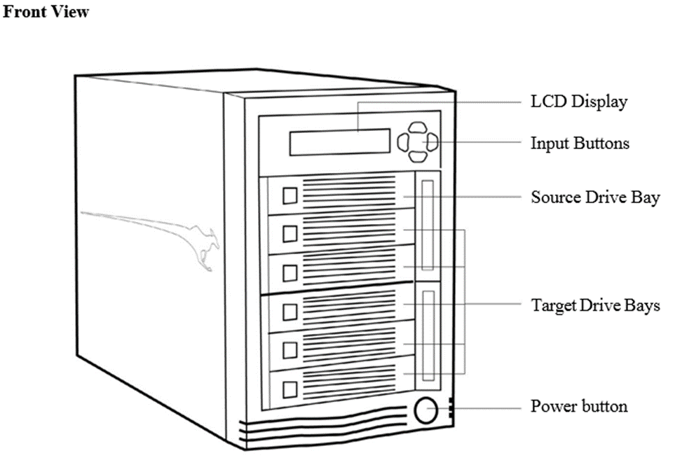 Hard Drive Tower Duplicator - Parts and Functions – Kanguru Solutions ...